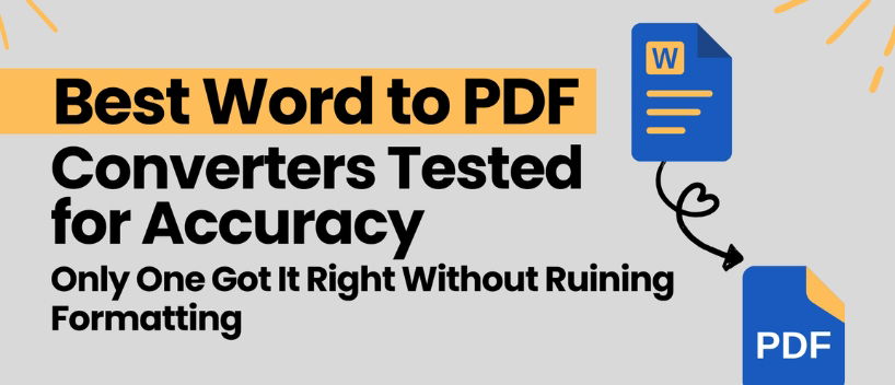 Finding A Free And Accurate Word To PDF Converter